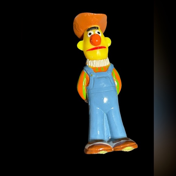 Toys | Vintage 198s Applause Sesame Street Farmer Bert Figure Rare ...